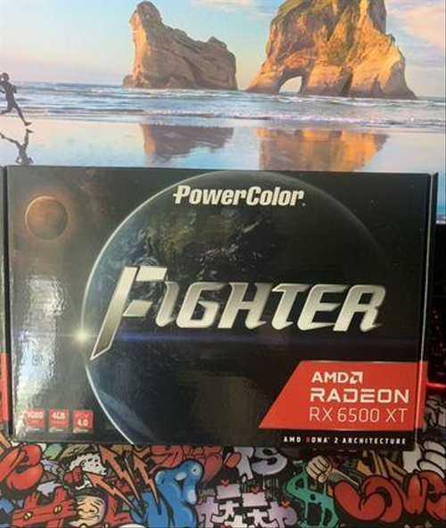 Видеокарта Powercolor fighter rx 6500xt