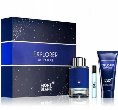 Mont blanc Ultra Blue set 100ml +7.5ml+100ml sh/g