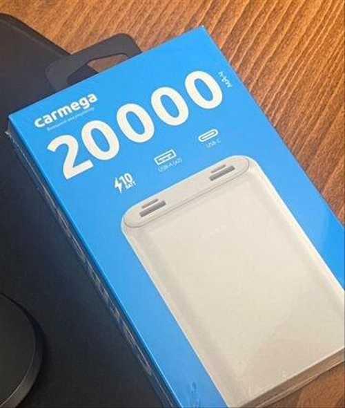 Новый Пауэр банк 20000 mAh Carmega