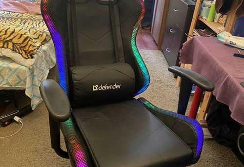 Геймерское кресло Defender Watcher RGB подсветка