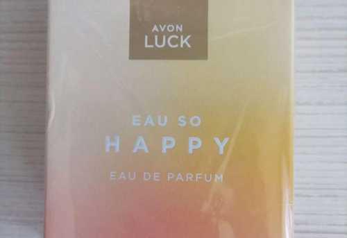 Luck Eau so happy