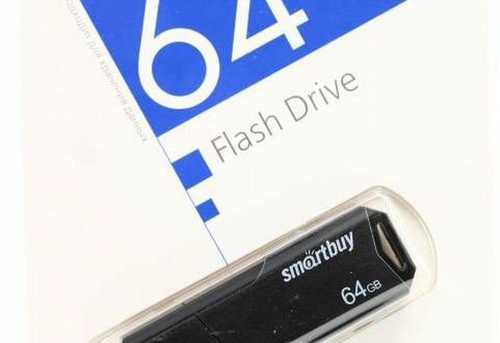 Флешка 64 гб USB Smartbuy clue Black