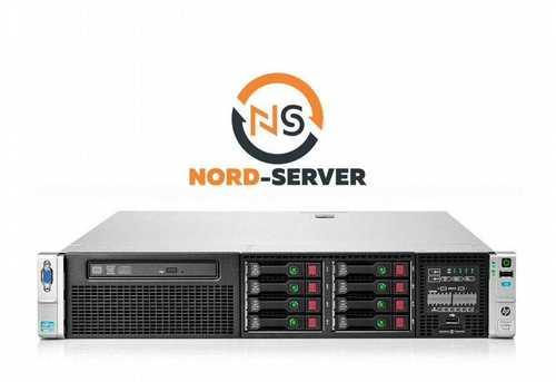 Сервер HP DL380p Gen8 8SFF 2x E5-2660 64GB 750W