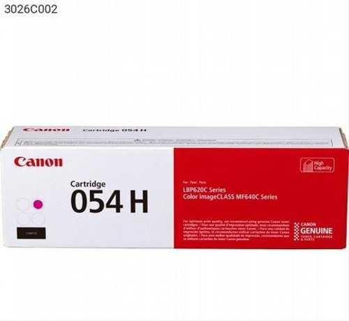 Тонер-картридж Canon 054H Лазерный Пурпурный 2300с