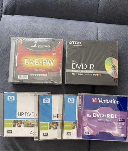 Диски DVD-RW и DWD-R