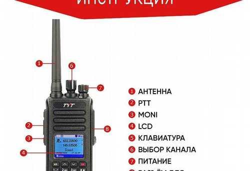 Рация TYT MD-UV390 Розница. Юрлица.Оптом