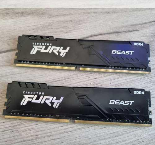 Оперативная память ddr4 2x8gb 3200mhz