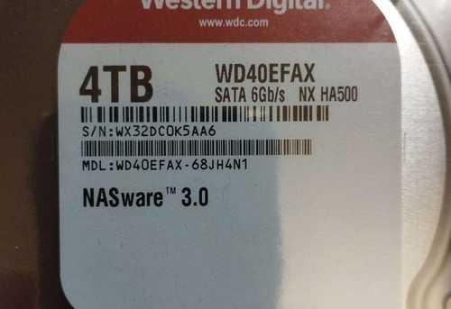 Новый Hdd 4tb WD RED WD40efax