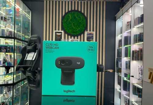 Веб-камера Logitech HD Webcam C270, черный