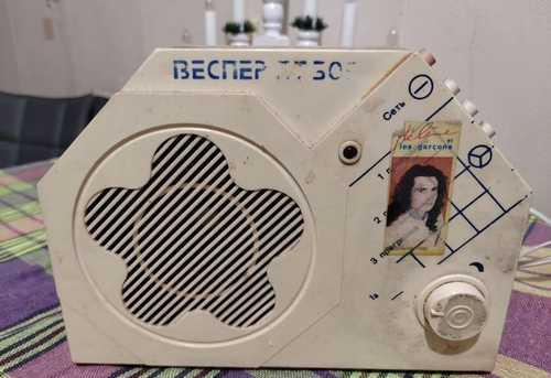 Радиоприемник СССР Веслер пт 305 трехпрограмный