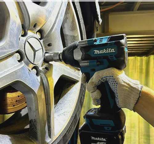 Мощный безщеточный Гайковерт Грузовой Makita 800Nm