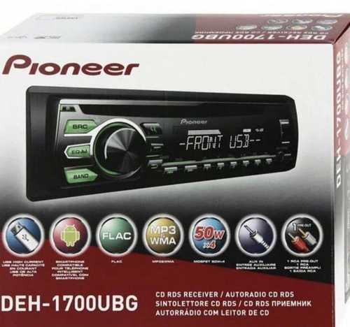 Автомагнитола Pioneer DEH-1700UBG