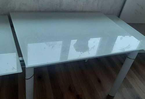 Кухонный стол стеклянный раздвижной бу