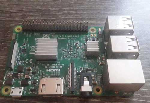 Raspberry pi 3 model B v1.2 + радиаторы