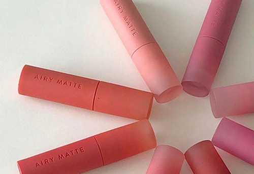 Вельветовые тинты airy matte tint от «Innisfree»