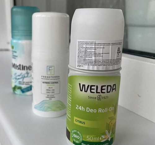 3 шт Дезодорант Weleda citrus