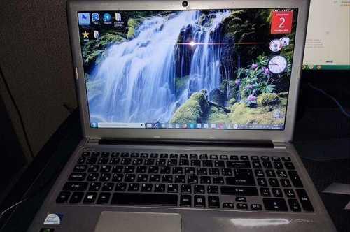 Ноутбук Acer aspire v5-531 б/у серый