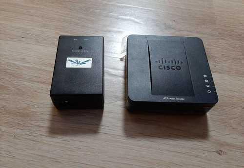 Cisco SPA122 + Ubiquiti UBI-POE-48-5