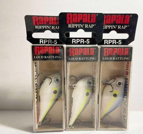 Набор оригинальных воблеров Rapala