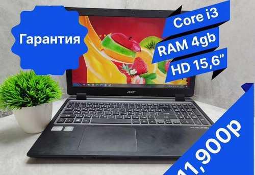 Ноутбук Acer 15,6" core i3/HDD/4gb