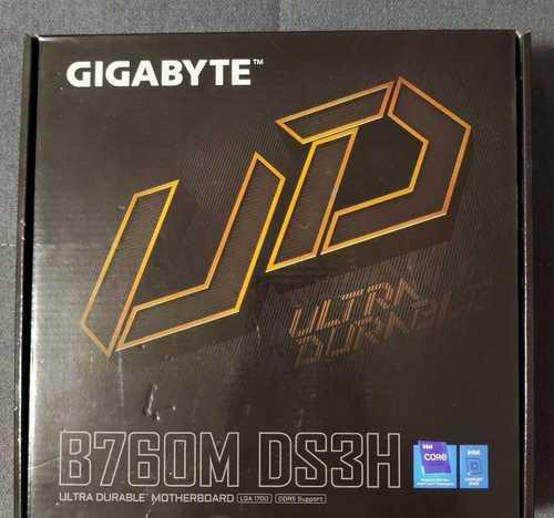 Материнская плата gigabyte b760m ds3h ddr5