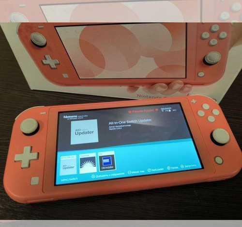 Nintendo switch lite прошитая 128гб