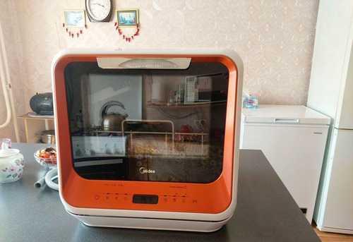 Мини посудомоечная машина Midea mcfd42900bl mini