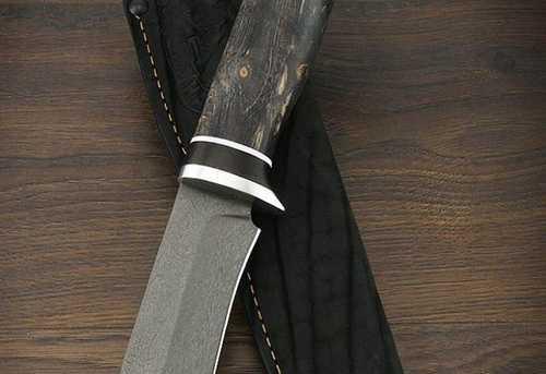 Нож охотничий Варан х12мф граб береза (коричневая)