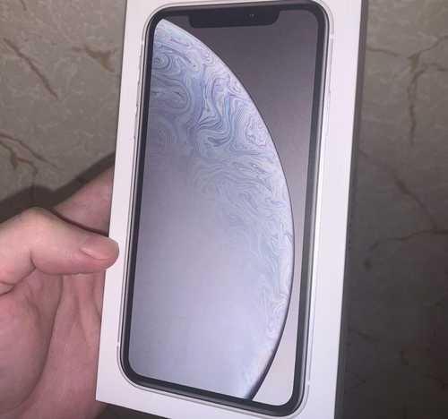 Коробка от iPhone xr white 64gb Рст