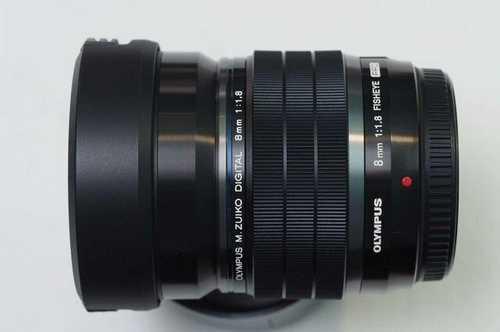 Новый Olympus 8/1.8 на гарантии