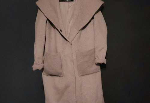 Пальто с капюшоном женское, 48 размер, новое