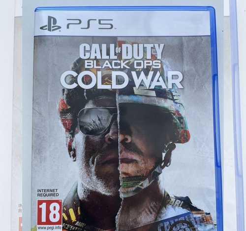 Диски на ps5 call of duty black ops cold war