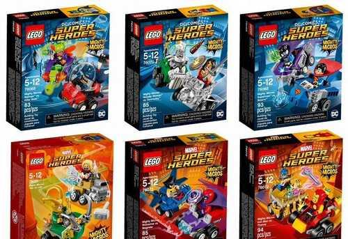 Новые наборы Lego Super Heroes Marvel, DC Universe
