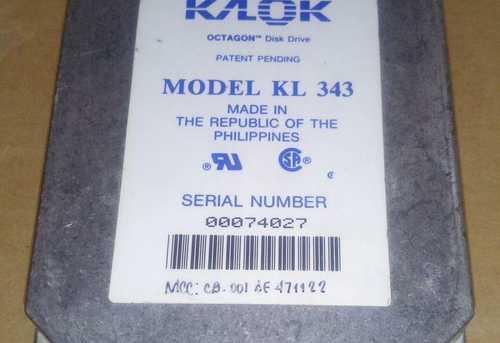Ретро HDD Kalok model kl 343 43 MB