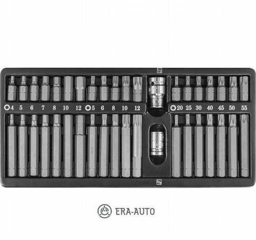 Jonnesway S29H4140S набор вставок-бит 10 мм DR с переходниками, 40 предметов\