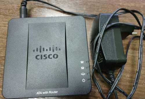 Голосовой voip-шлюз для телефонии Cisco SPA122