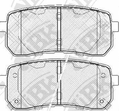 583024HA50 Колодки тормозные задние Sorento XM FL