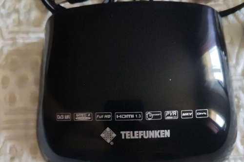 Цифровая тв приставка dvb t2 Telefunken