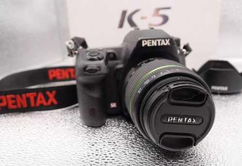 Фотоаппарат Pentax K 5 c объективом 18-55 mm