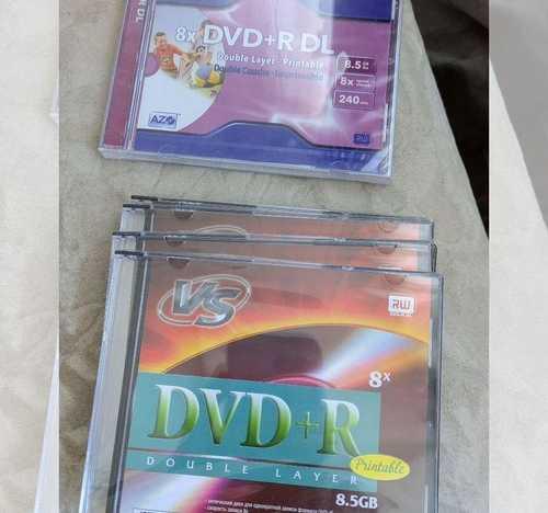 Болванки диски DVD-R DL 8.5Gb