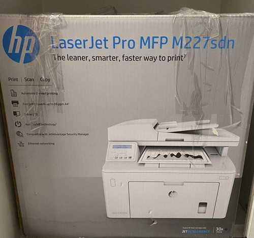 Мфу hp lazerjet pro mfp m227 sdn