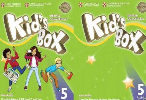 Kids box 5 Pupils Book+activity Book новый