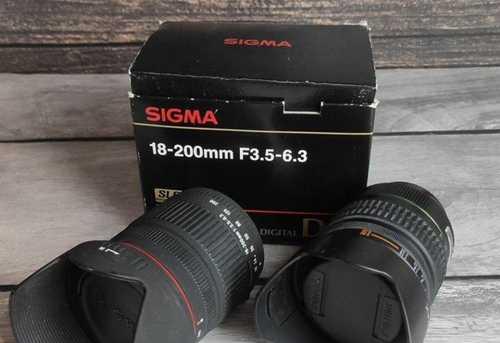 Объектив Sigma 18-200 mm