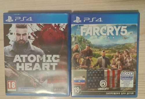 Atomic heart ps4 и far cry 5 ps4