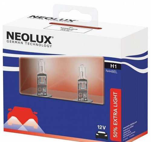 Лампа галогенная Neolux Neolux H1 12V-55W (+50% св