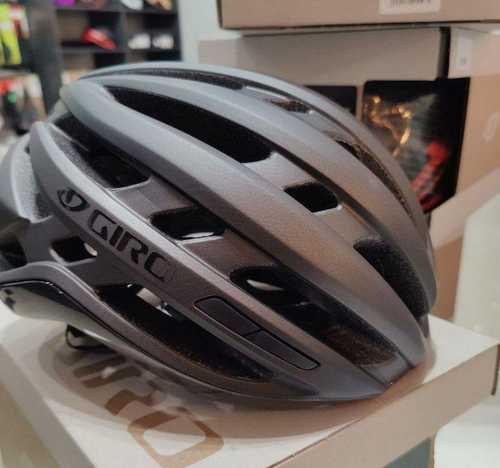 Велошлем giro Agilis, черный, L, 59-63 см