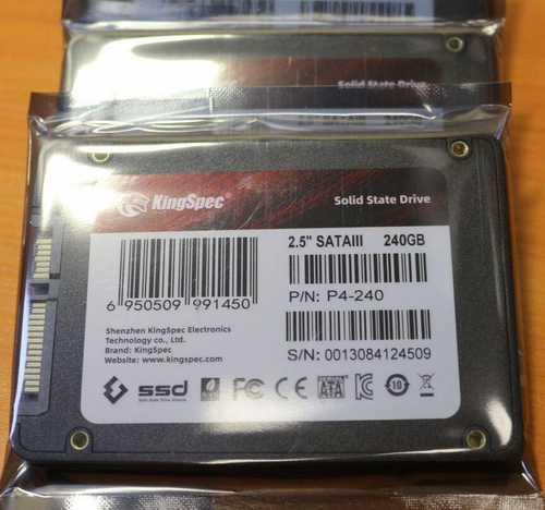 SSD накопитель KingSpec 240 Гб 2,5" SATA