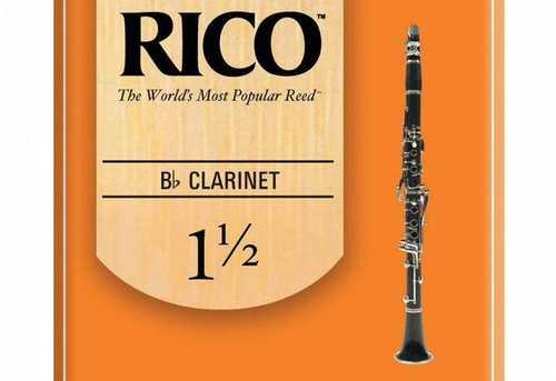 RCA1015 Rico Трости для кларнета Bb, размер 1.5