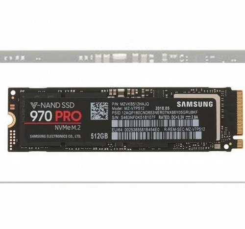 Samsung 970 Pro SSD 512 Gb NVMe M.2