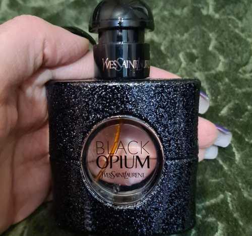 Пустой флакон Black Opium Yves Saint Laurent